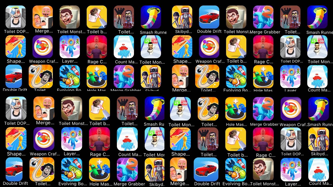 Skibydy Master, Escape Toilet Monster, Skibidy.io, Skibidi Choo, Merge ...