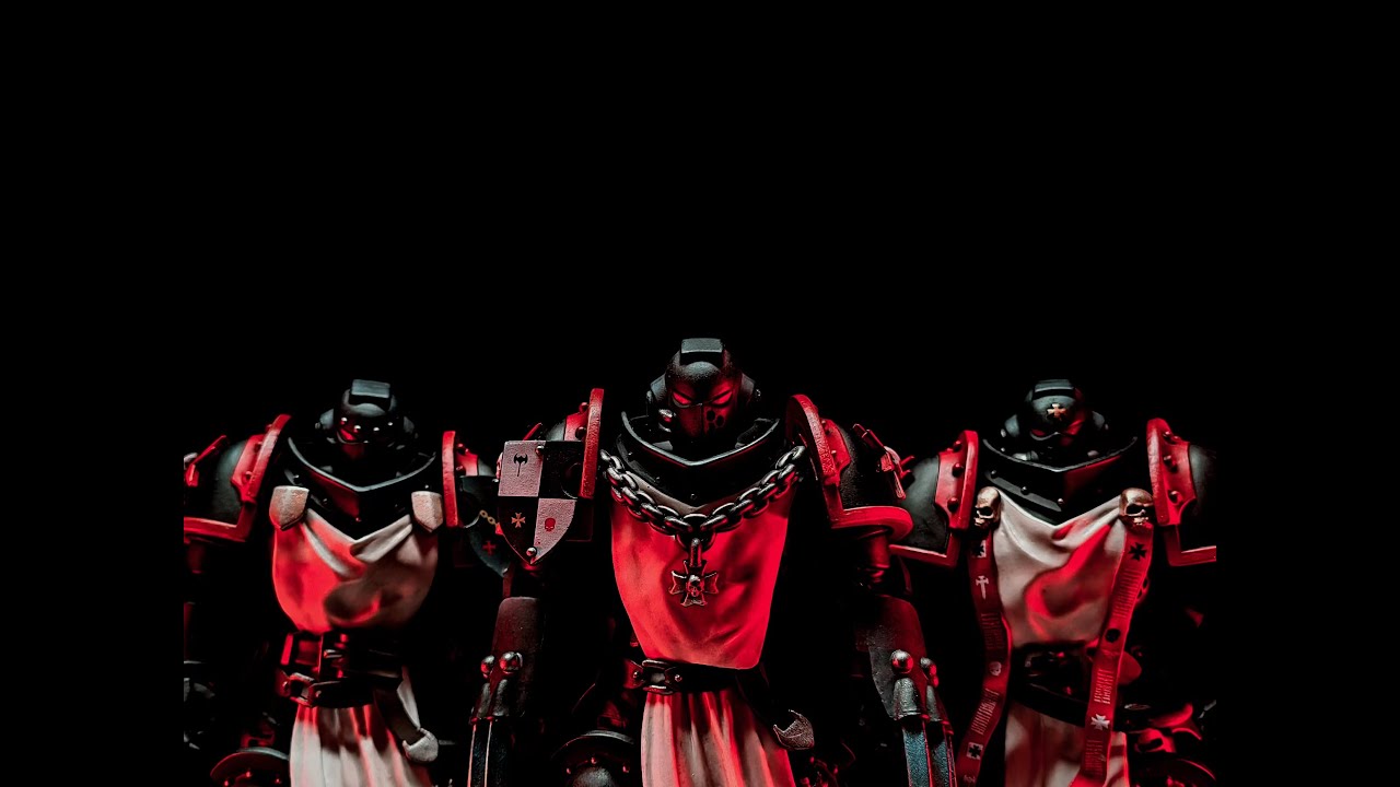 JoyToy 1/18 Warhammer 40K Black Templars VS Chaos Space Marines【Stop ...