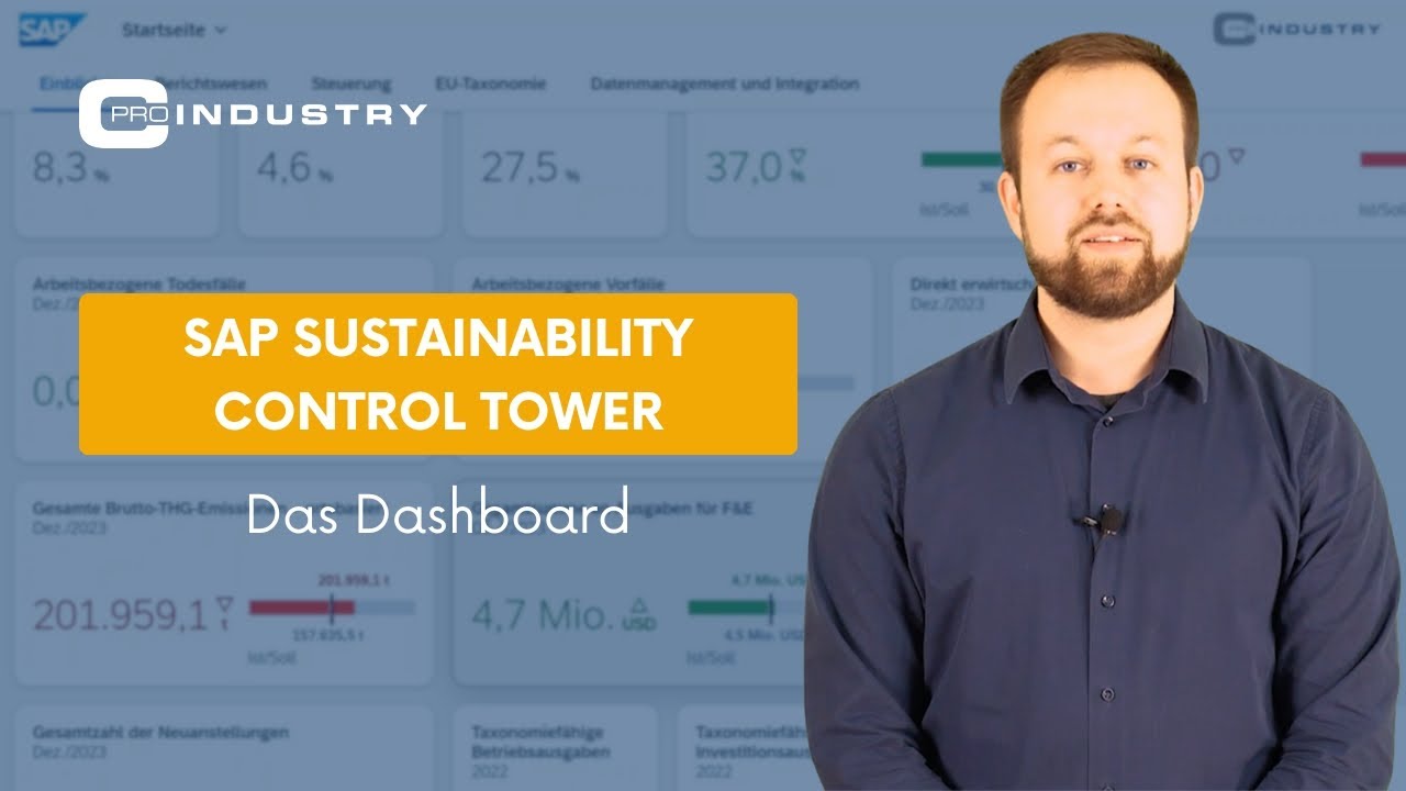 SAP Sustainability Control Tower - Das Dashboard - YouTube