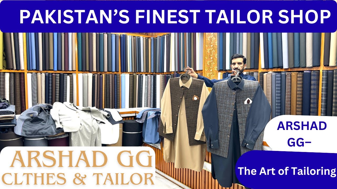 Inside Pakistan’s Finest Tailor Shop: Masterpieces by Arshad GG! - YouTube