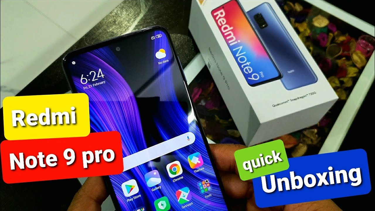 Redmi note 9 pro Quick unboxing.🔥🔥🔥 - YouTube