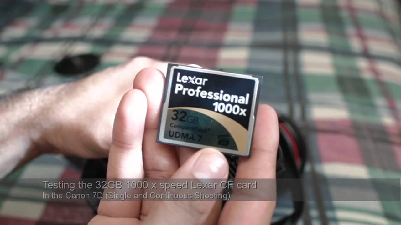 Do You Need a Faster CF Card? - YouTube