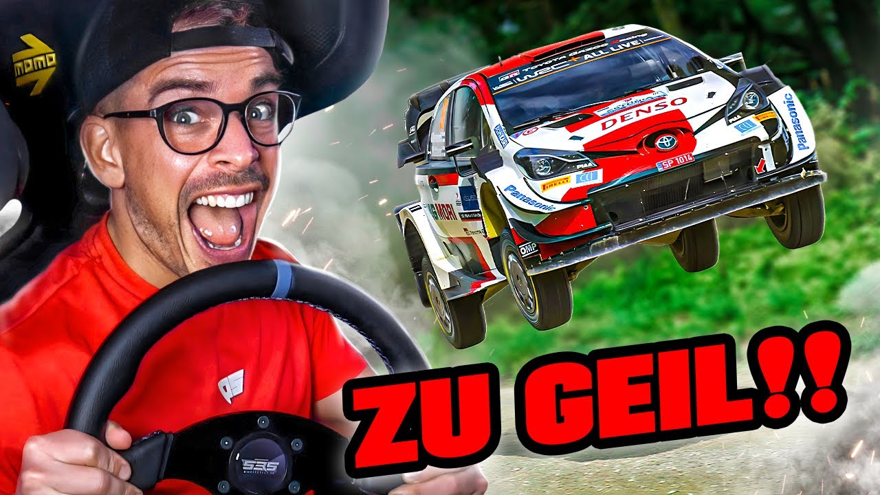 Ich fahre EA SPORTS WRC mit PROFI RALLY Equipment! | Mabix - YouTube