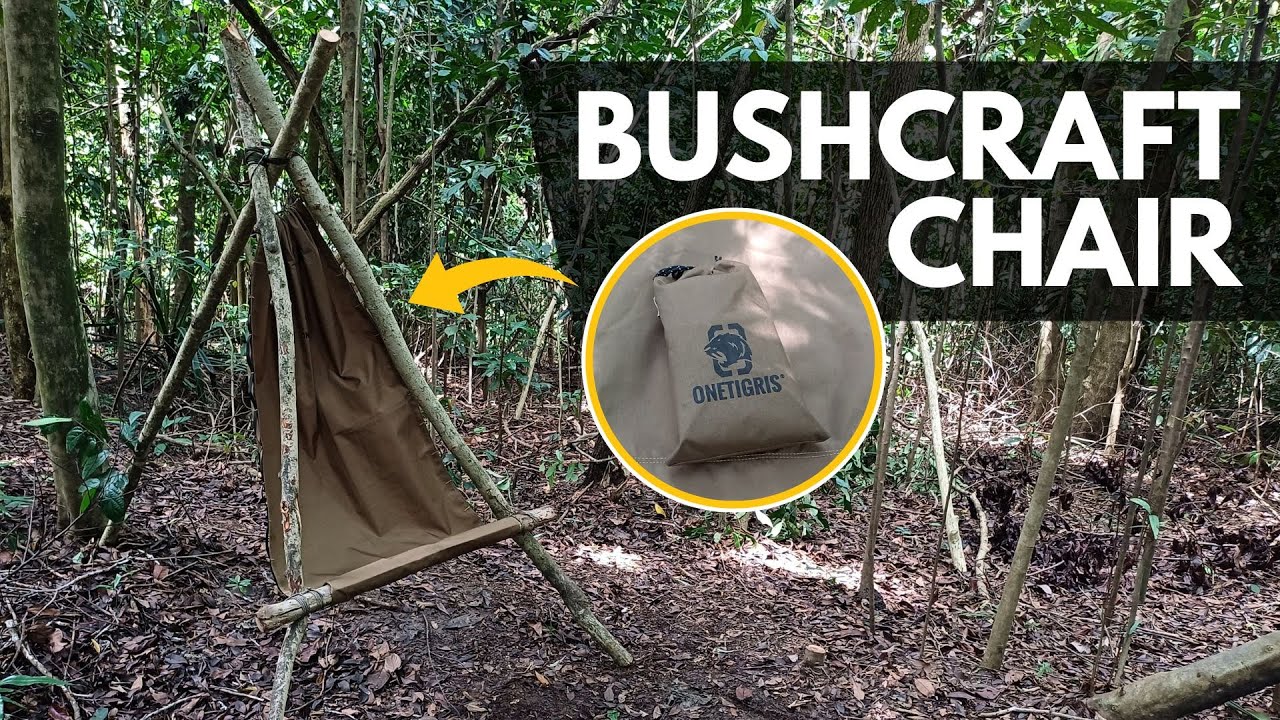 Making a Bushcraft Chair with the One Tigris Bushcraft Mat - YouTube