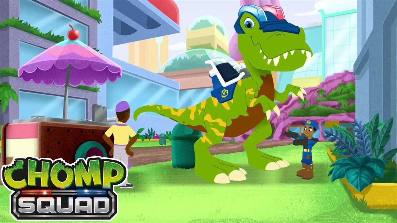 Chomp Squad | Up A Tree | COMPILATION | Cartoon for kids - YouTube