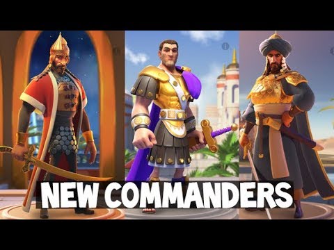 NEW COMMANDERS - Saladin, Constantine I or Mehmed II ? | Rise of ...
