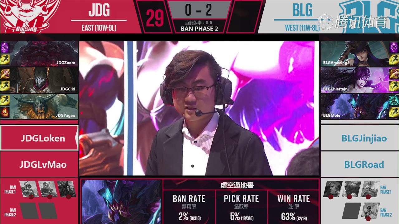 2018LPL季後賽BLG vs JDG第二場 - YouTube