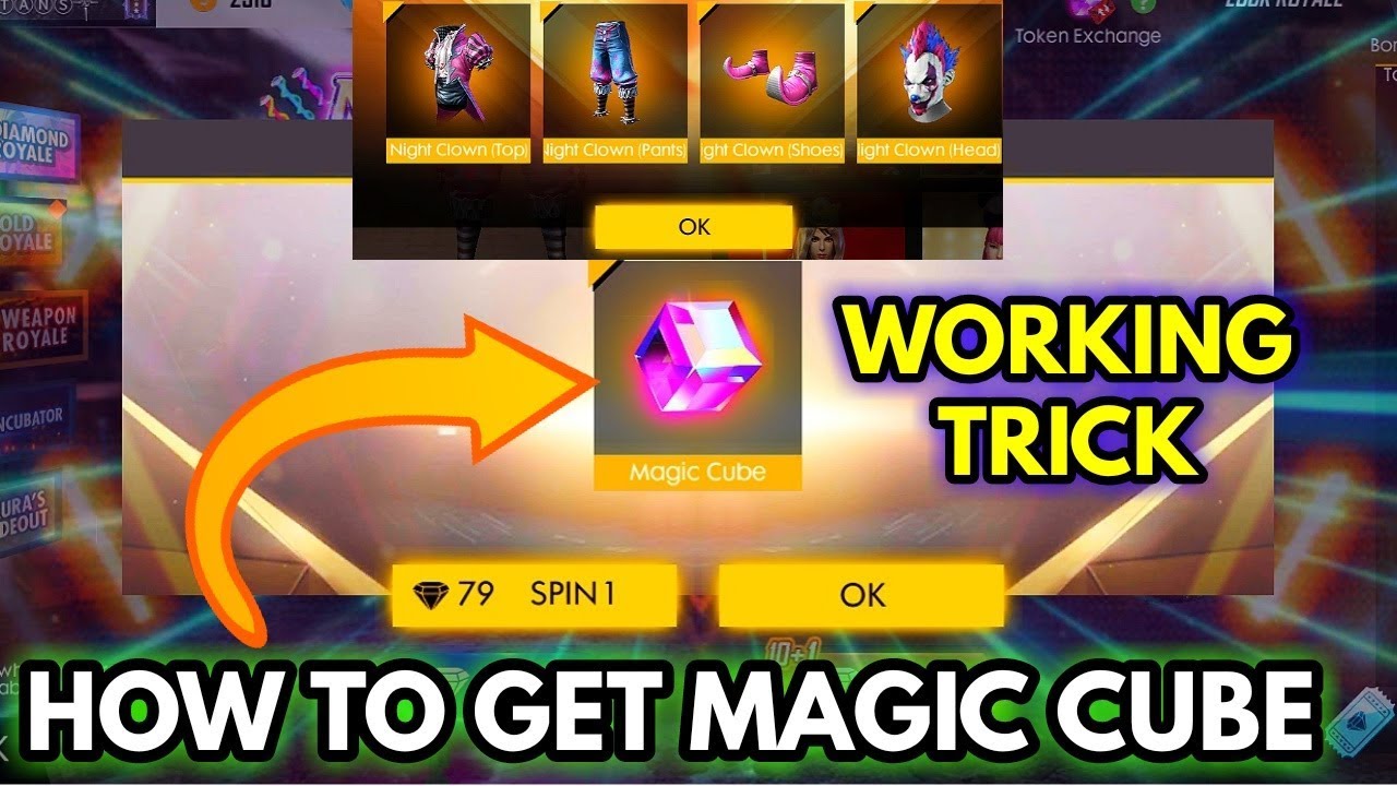 How to get magic cube || How to get magic cube in one spin working ...