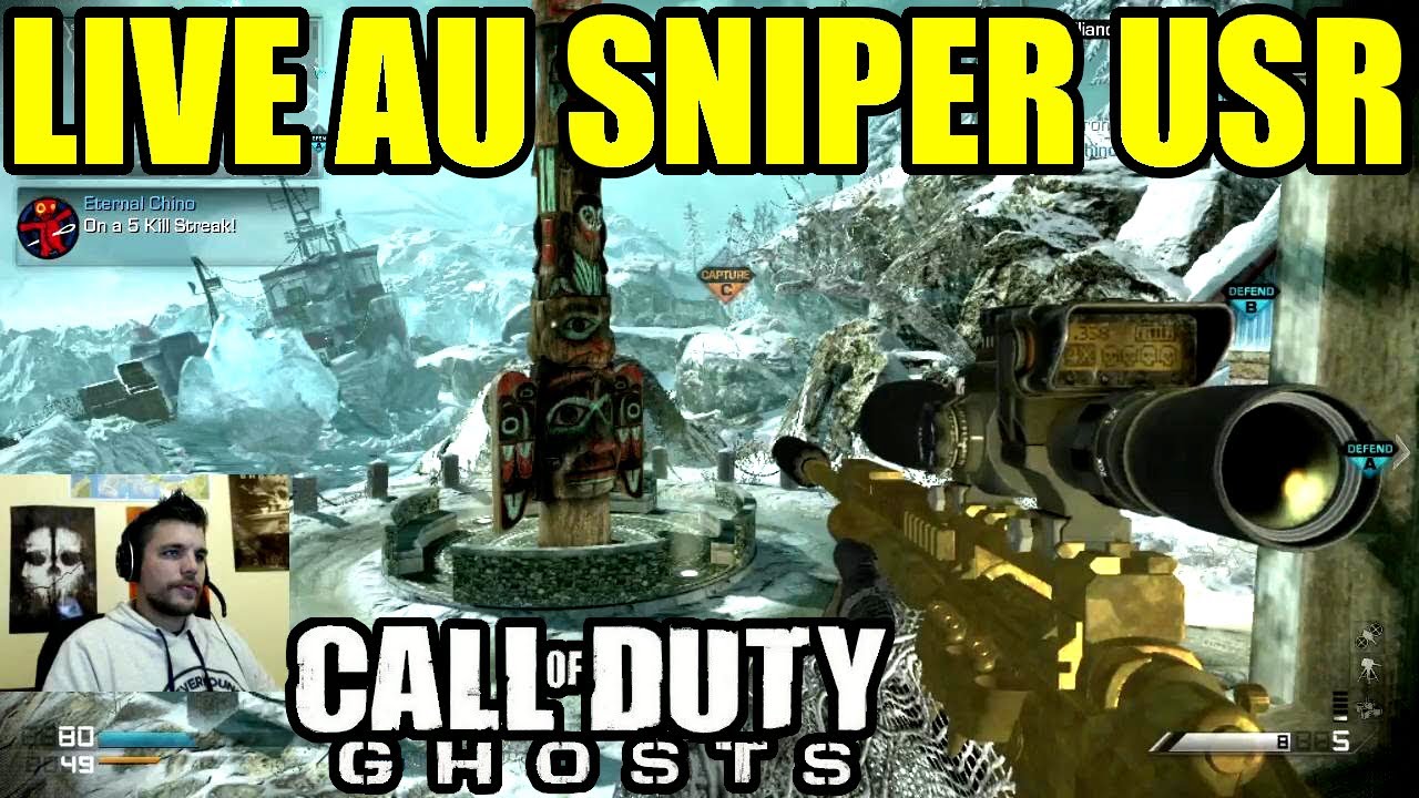 COD GHOSTS : Live au sniper USR | SkyRRoZ [REDIFFUSION] #1 - YouTube