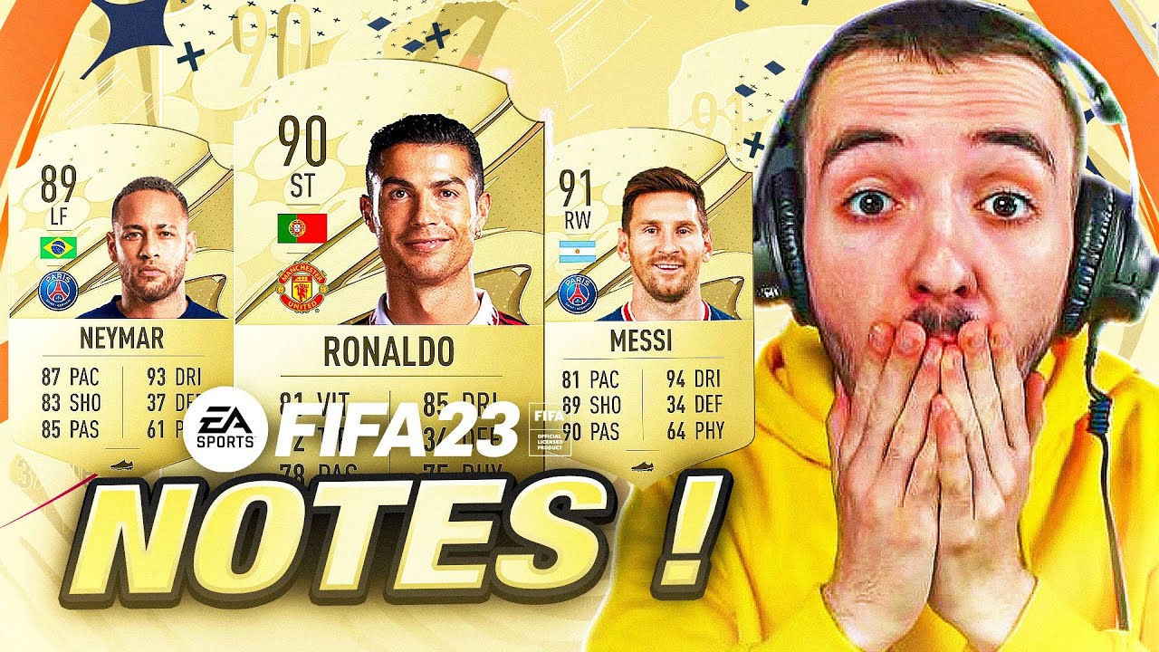 CHOQUANT OU PAS ?! LES NOTES OFFICIELLES DE FIFA 23 - YouTube