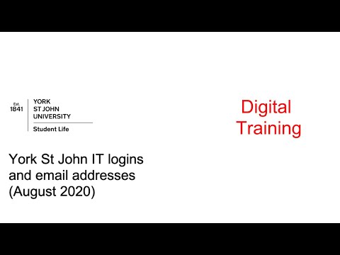 YSJ IT logins and email addresses (Aug 2020) - YouTube