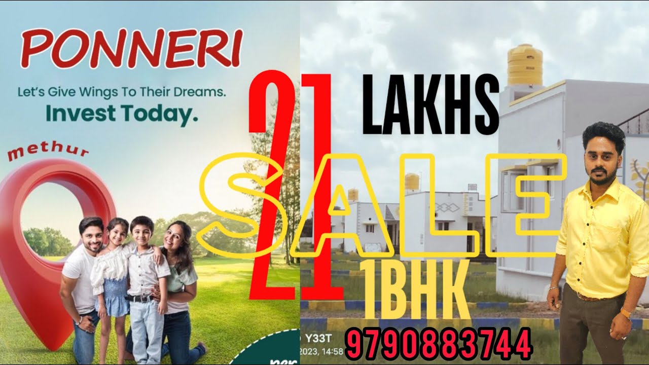 Smart Ponneri big investment property for sale near pazhaverkadu beach ...