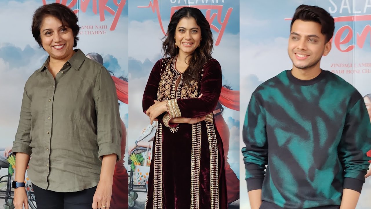 Kajol, Director Revathy And Vishal Jethwa Promoting Their Upcoming Film ...
