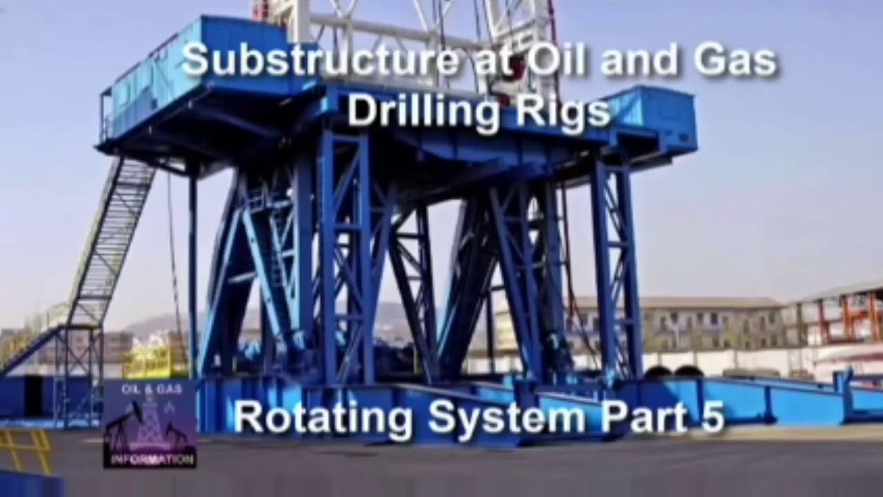 PART 5 📹 ROTATING SYSTEM AT OIL & GAS DRILLING RIG 👉| Substructure of ...