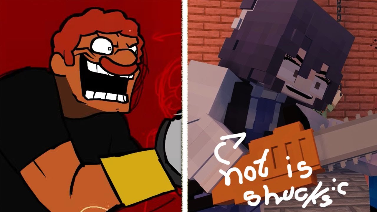 Shucks DX but my oc animation in minecraft (MINECRAFT ANIMATION) - YouTube