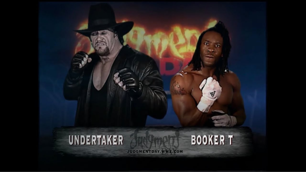 Story of The Undertaker vs. Booker T | Judgement Day 2004 - YouTube