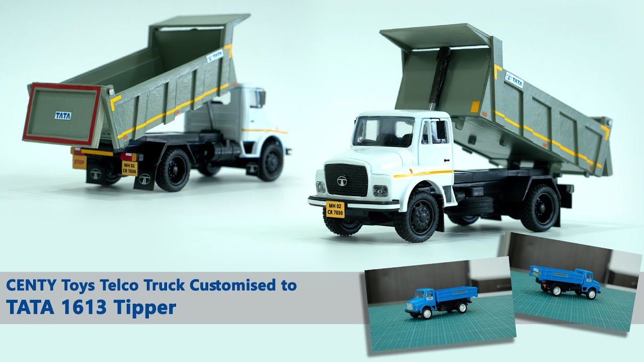 TATA 1613 Tipper Diecast Model | Centy Toys Telco Truck Customisation ...