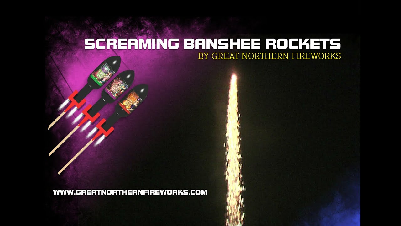 Screaming Banshee Rockets - Great Northern Fireworks - Leeds - - YouTube