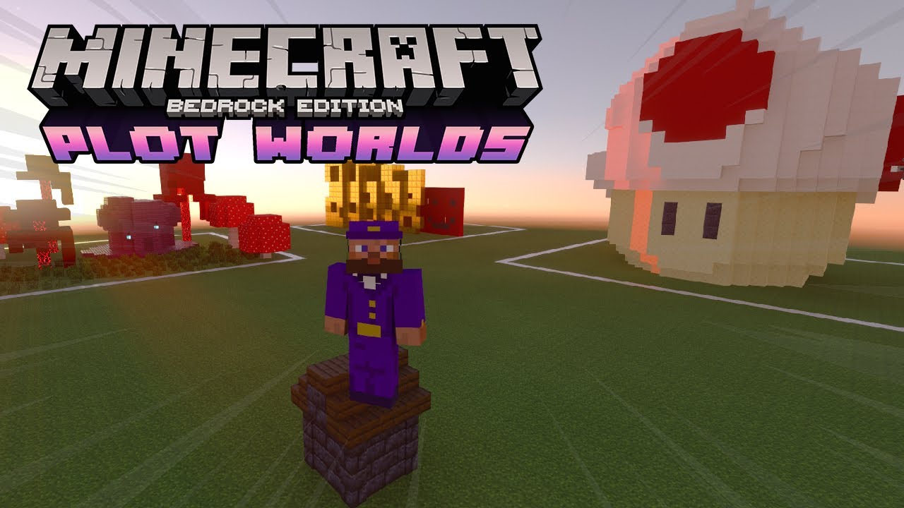 Plot Worlds for Minecraft Bedrock - YouTube