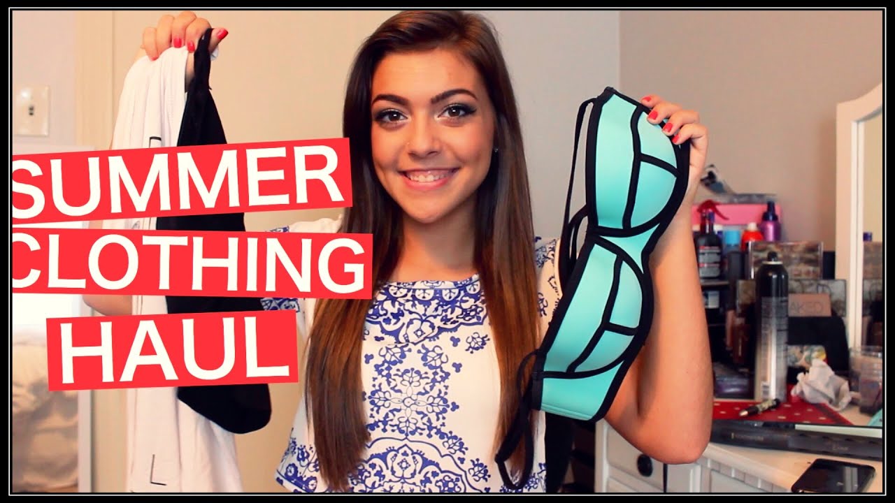 END OF SUMMER CLOTHING HAUL! - YouTube
