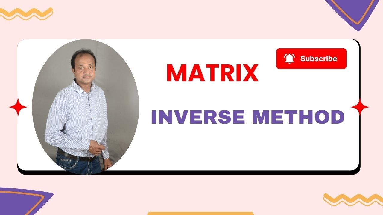 Inverse Method of Matrices - YouTube