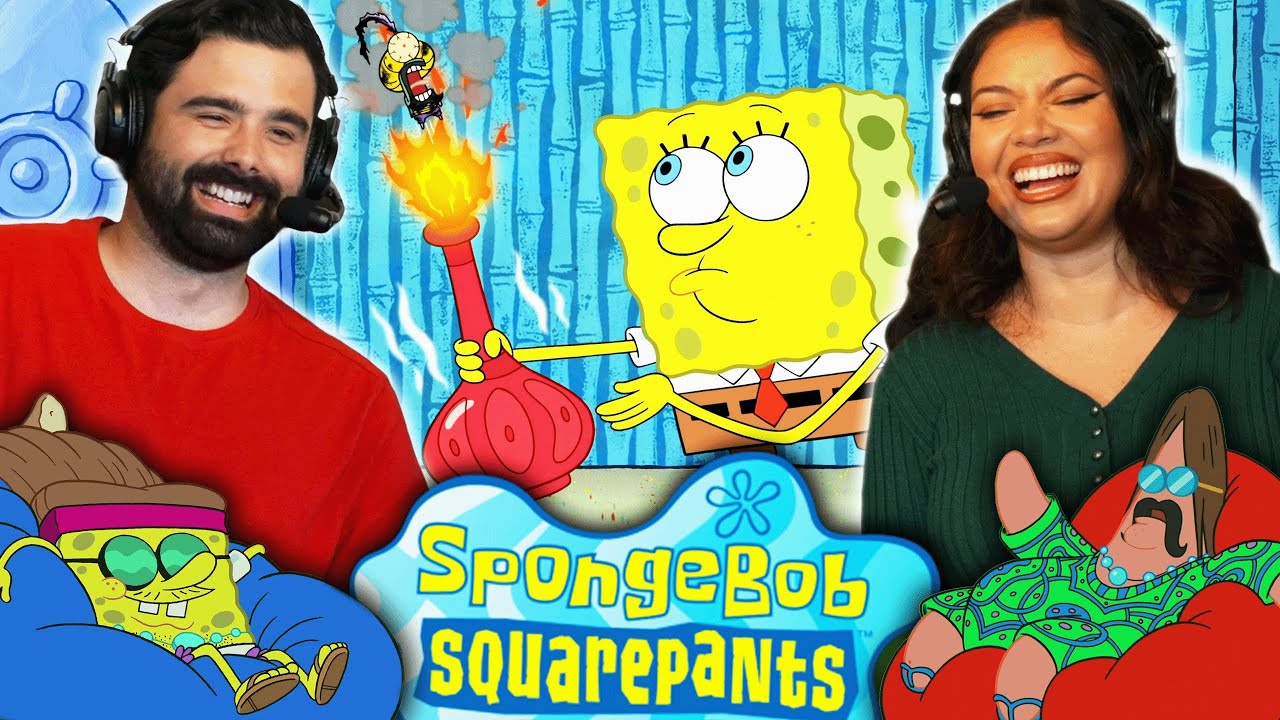 We Watched SPONGEBOB SEASON 11 EPISODE 3 AND 4 For the FIRST TIME! SPIN ...