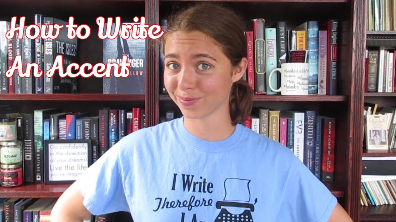 How to Write a Character With an Accent - YouTube