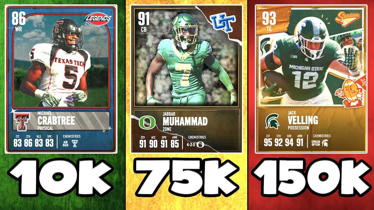 RANKING THE BEST PLAYER AT EVERY PRICE IN COLLEGE FOOTBALL 25 ULTIMATE ...