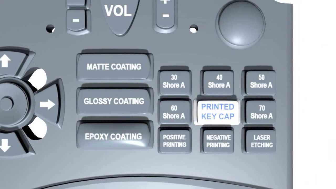 Custom Silicone Rubber Keypad Engineering Sample - YouTube