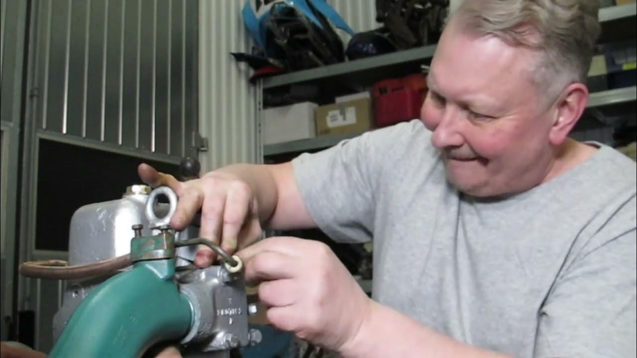 Volvo Penta md1 A del 3 av 3 montering, bränslepump, o en del snack. - YouTube