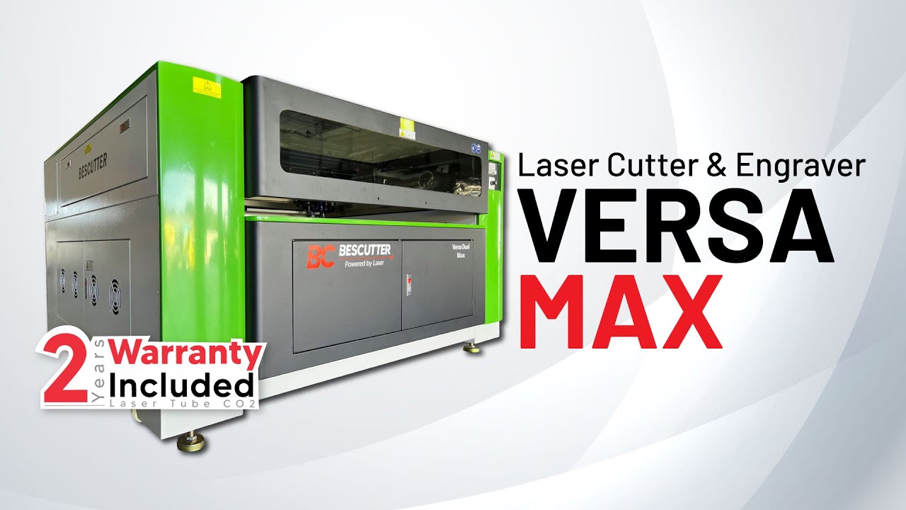 VERSA MAX CO2 Laser Cutter & Engraver / 180W - YouTube