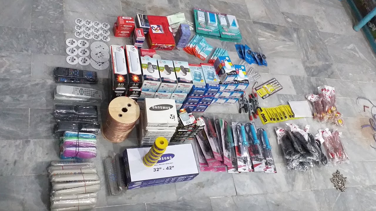 Electronics Ka Saman Aya | Electric Shop | Electronics Shop ...