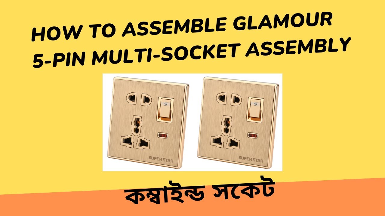 How to assemble Glamour 5-pin multi socket assembly - YouTube