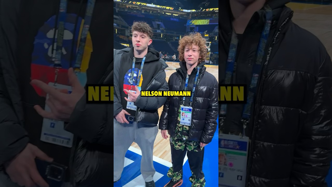 Nelson Neumann & Eli Ellis crazy All-Star experience 🤯😱🤩 #nba #allstar ...