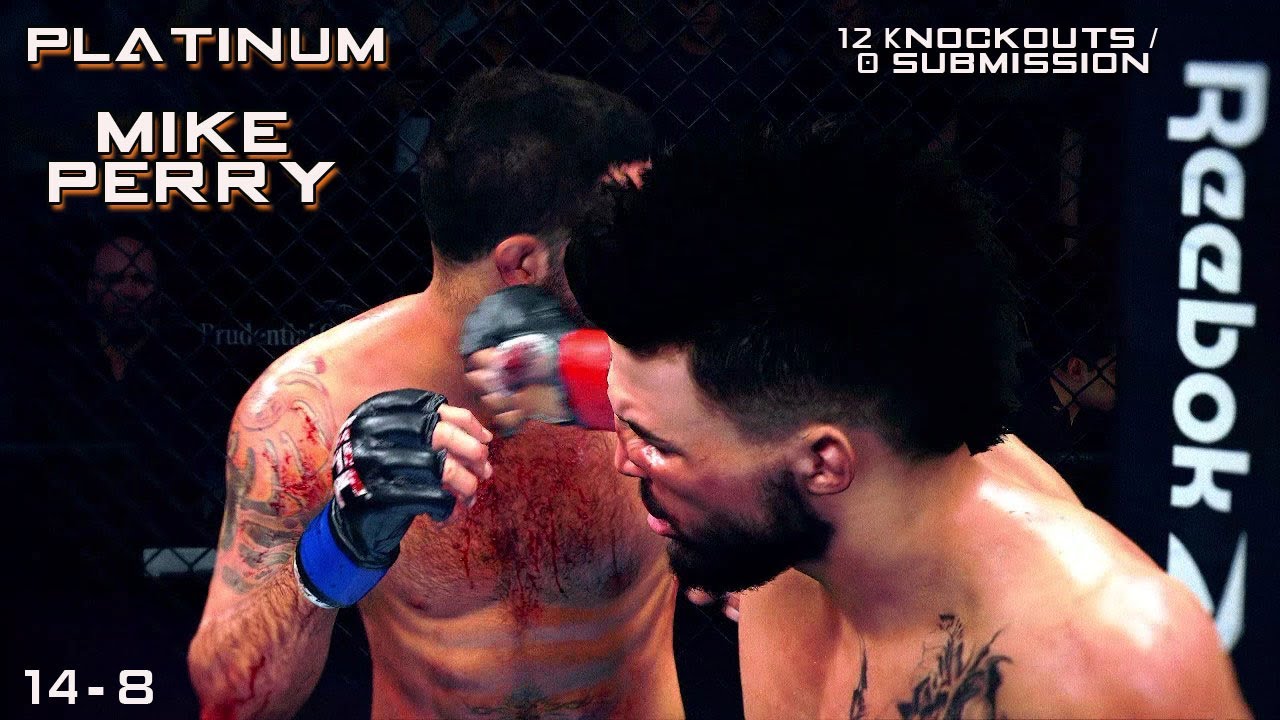 UFC Legend "Platinum" Mike Perry | UFC 4 Nothing But Knockouts #ufc # ...