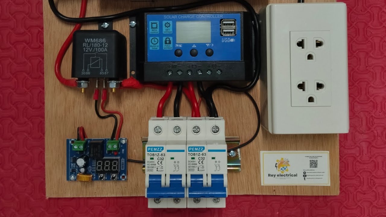 Basic Operation ng DiY solar set up Blue solar na pang masa - YouTube