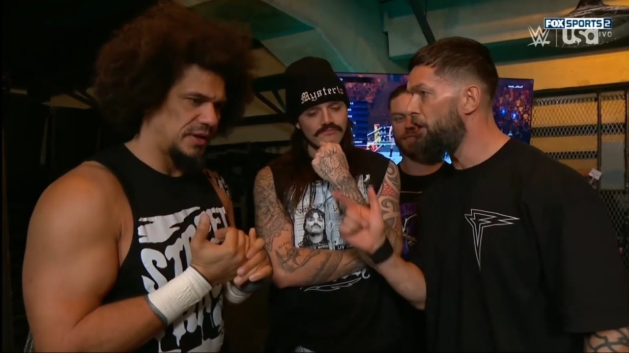 Finn Bálor & JD McDonagh le dan su apoyo a Dominik Mysterio & Carlito - WWE Raw 18/11/2024 ...