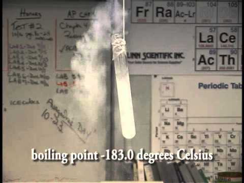 Liquid Oxygen Paramagnetic Properties - YouTube
