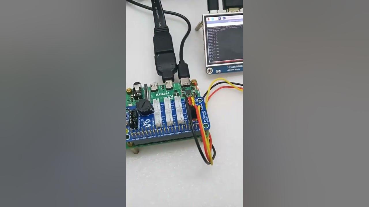 Spotpear Raspberry Pi Starter kit PCF8591 AD/DA Sensor Board 487 light demo video - YouTube