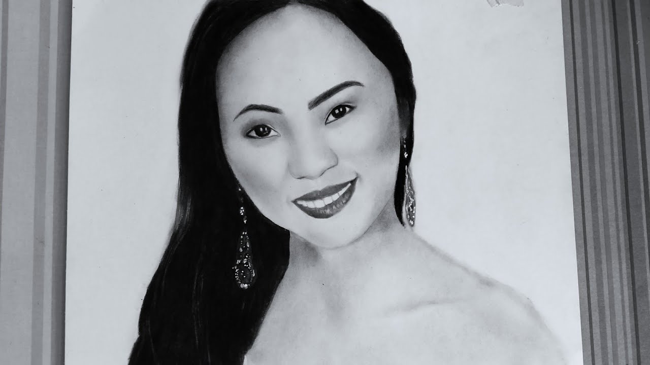 PORTRAIT REALISTIC DRAWING |SELF PORTRAIT| MRVA OFFICIAL - YouTube