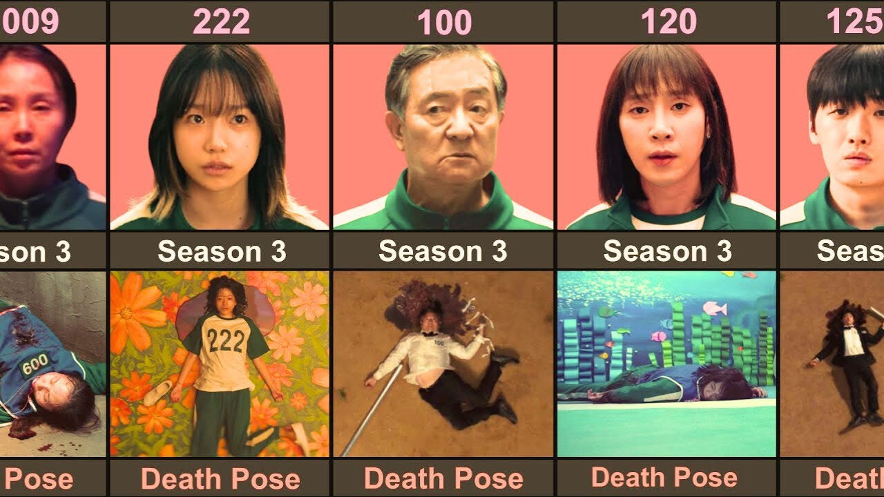 Squid Game Player Death Pose - YouTube