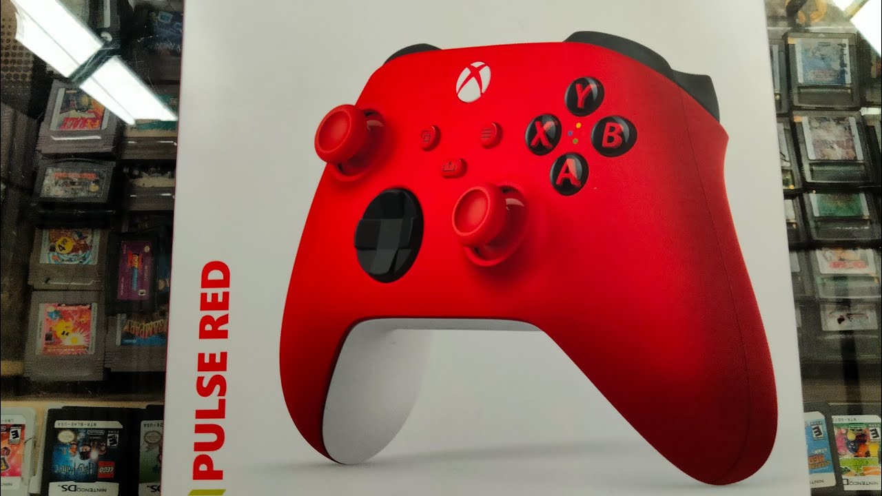 Control xbox pulse red - YouTube
