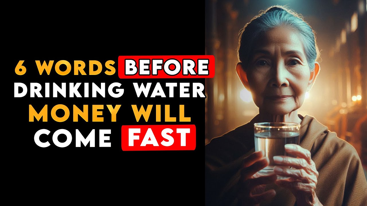 SAY THESE 6 WORDS BEFORE DRINKING WATER And Watch What Happens ...