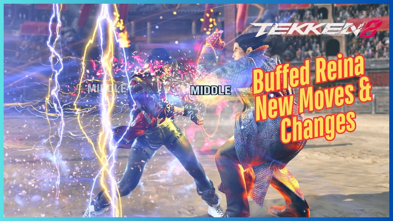 Tekken 8 | Season 2 Buffed Reina New Moves & Changes - YouTube