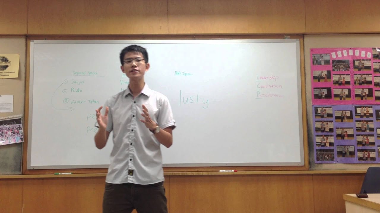 Toastmaster Speech Project 6: Vocal Variety - YouTube