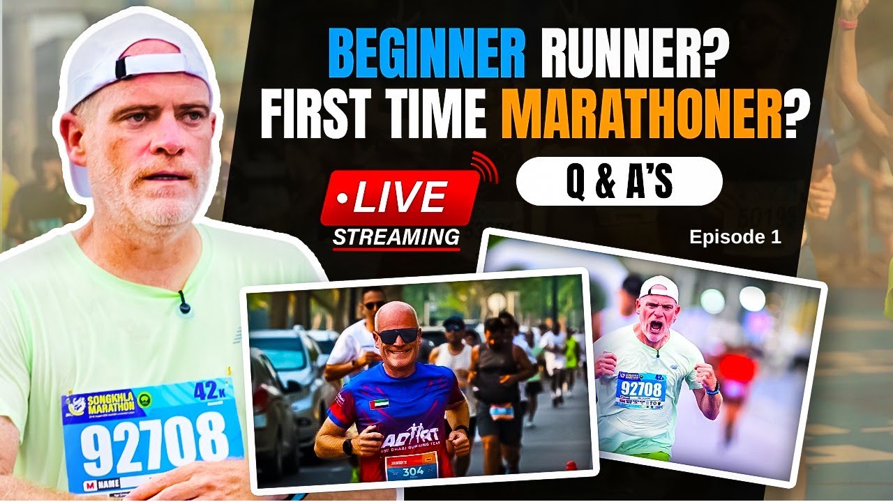 Beginner Runner & First Time Marathoner Q&A's (Episode 1) - LIVE - YouTube