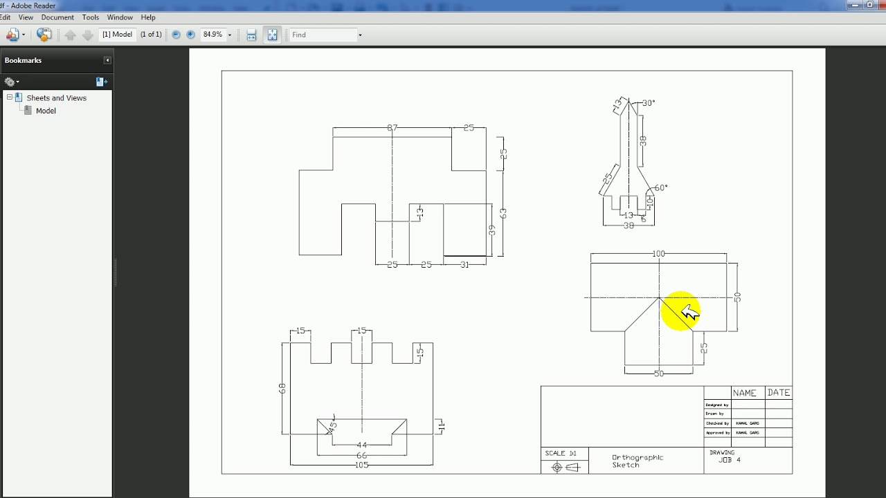 Solid work Exercise tutorial 01| Solid work sketch | solid work drawing ...