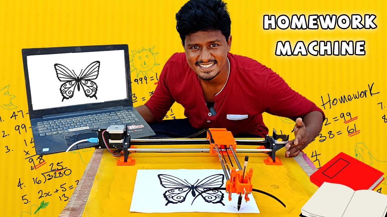 Homework Writing Machine 🤯 | வீட்டுப்பாடம் எழுதும் நவீன மெஷின் 🥰 - YouTube