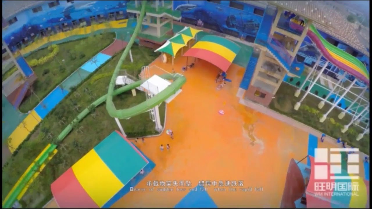 Aqua Loop water slide - YouTube