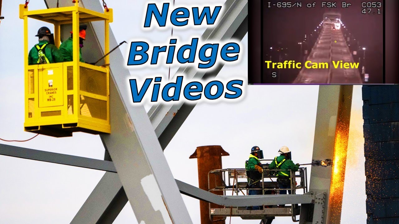 New Key Bridge Collapse Camera Angles, Truss Demo - YouTube